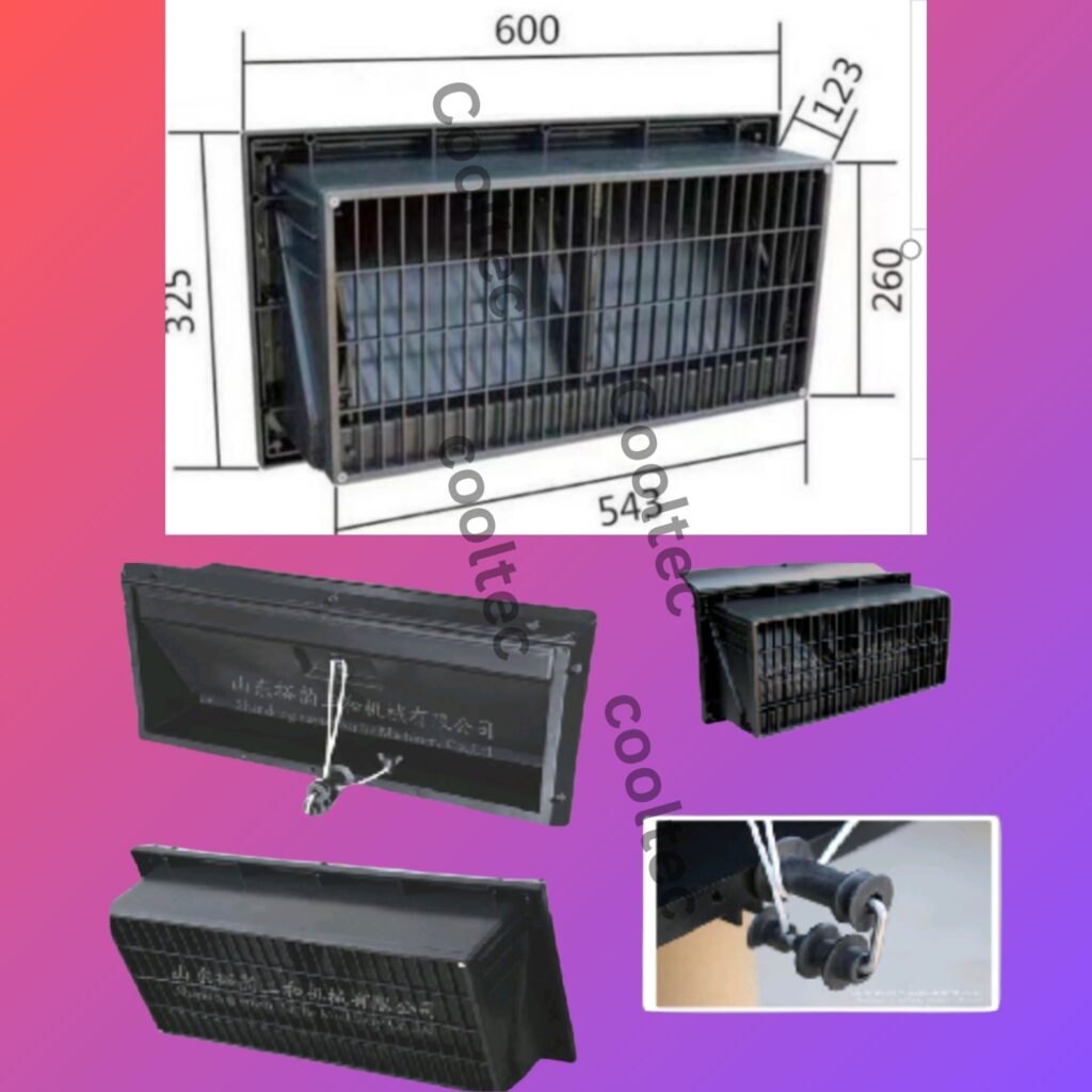 "Poultry Farm Air Inlets - Cooltec Adjustable Vents